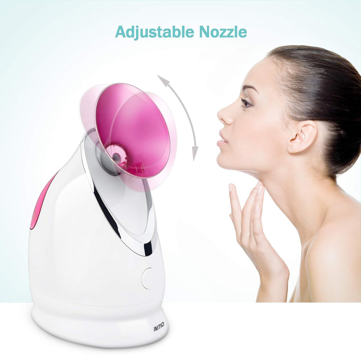 INITIO Facial Steamer Ionic Face Steamer for Home Facial, Warm Mist Hu ...